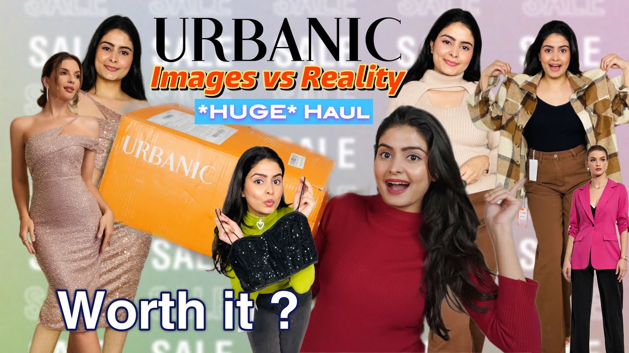 *Biggest* URBANIC HAUL | Winter Urbanic Try-On Review | 25% off ...