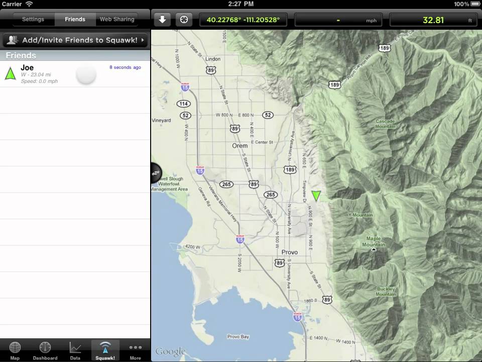 GPS Kit iPad HD / Squawk! - YouTube