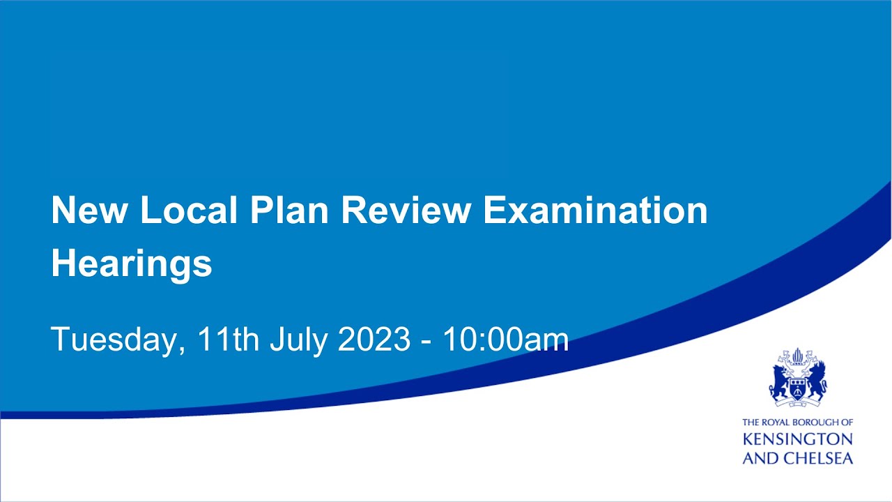 New Local Plan Review Examination Hearings - 11th July 2023 - YouTube