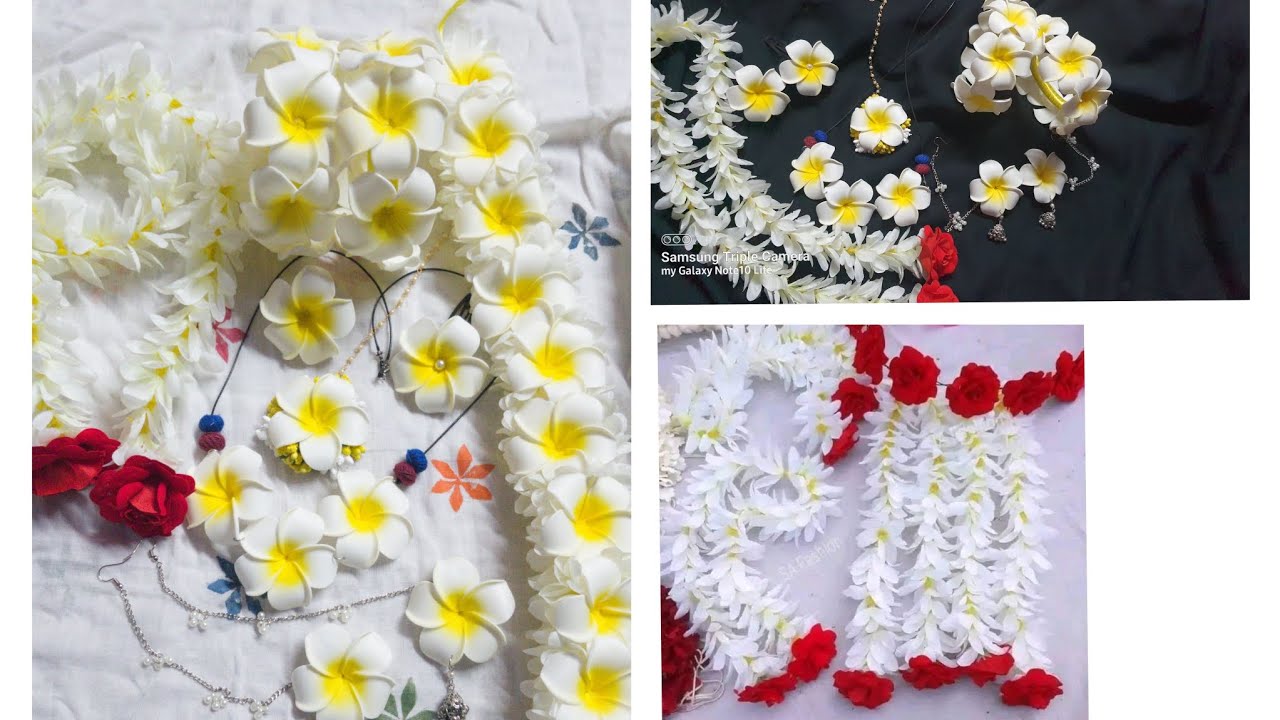 artificial kath golap jewellery design - YouTube