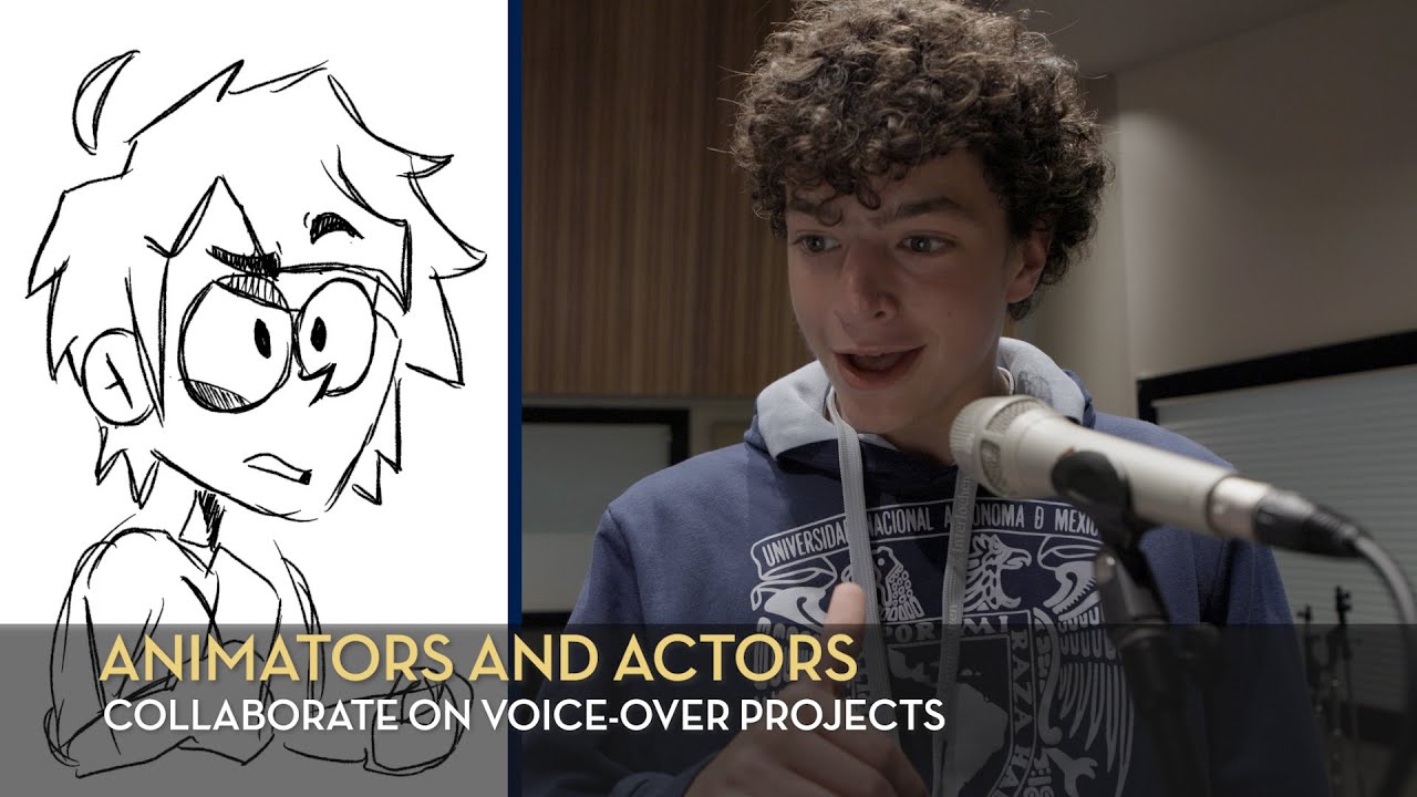 Animators and actors collaborate on voice-over projects - YouTube