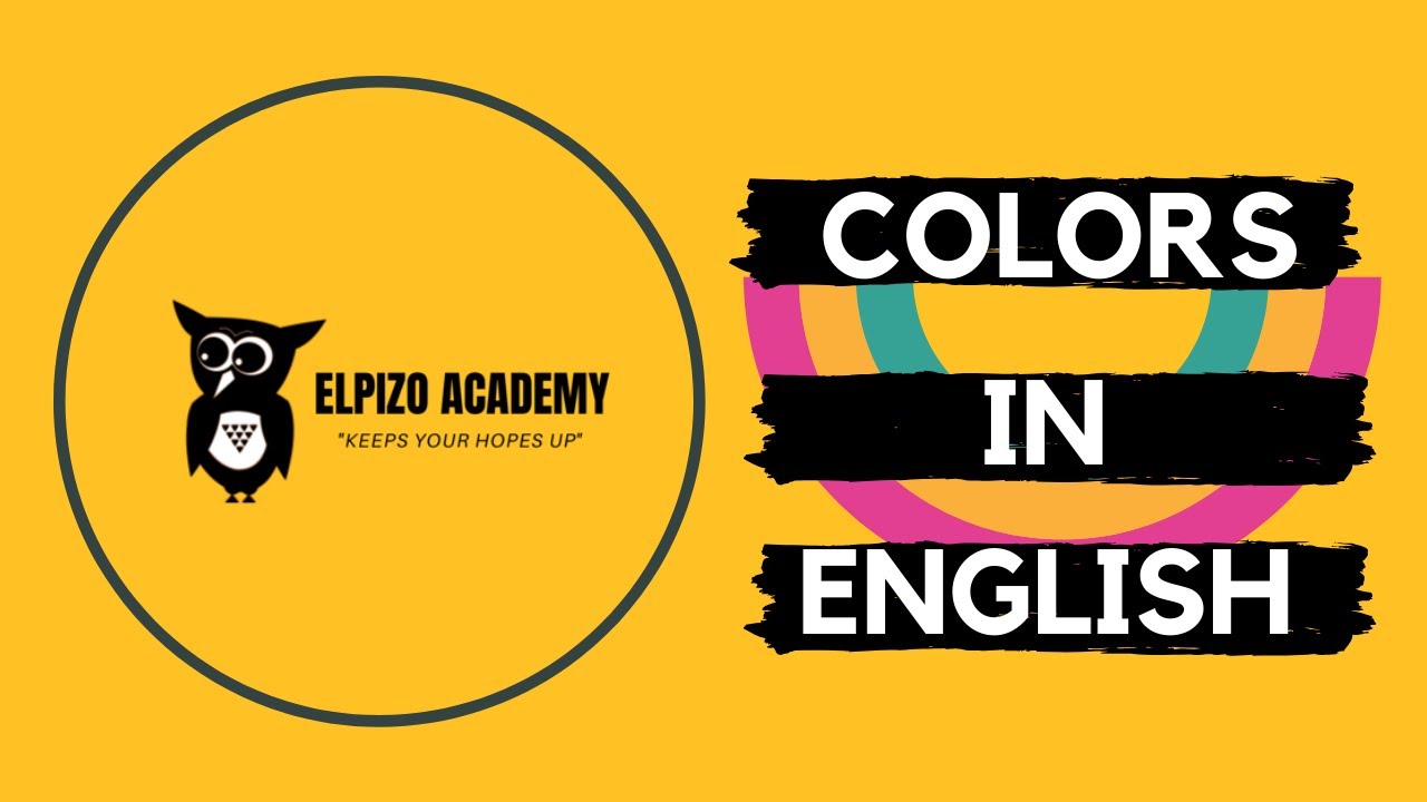 ENGLISH KHMER VOCABULARY - COLORS - YouTube