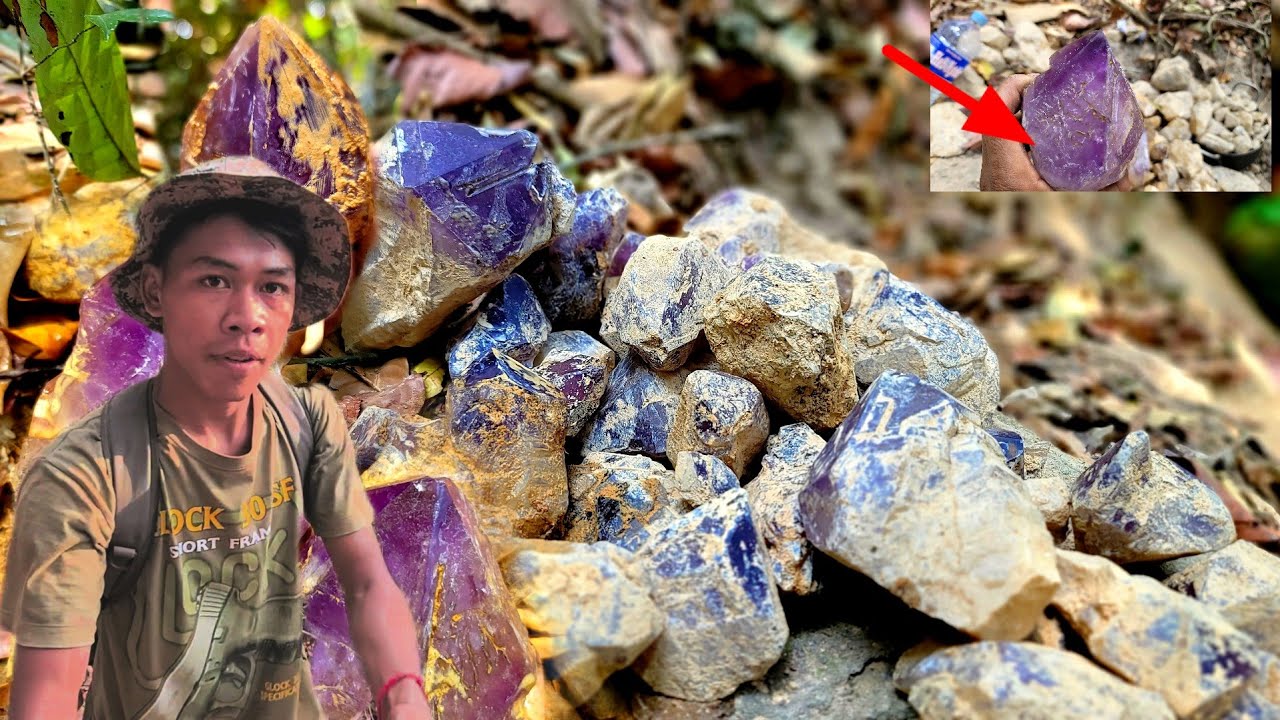 ការកត្បូងនៅក្នុងព្រៃស្អាតៗFinding gems in the middle of the forest Find ...