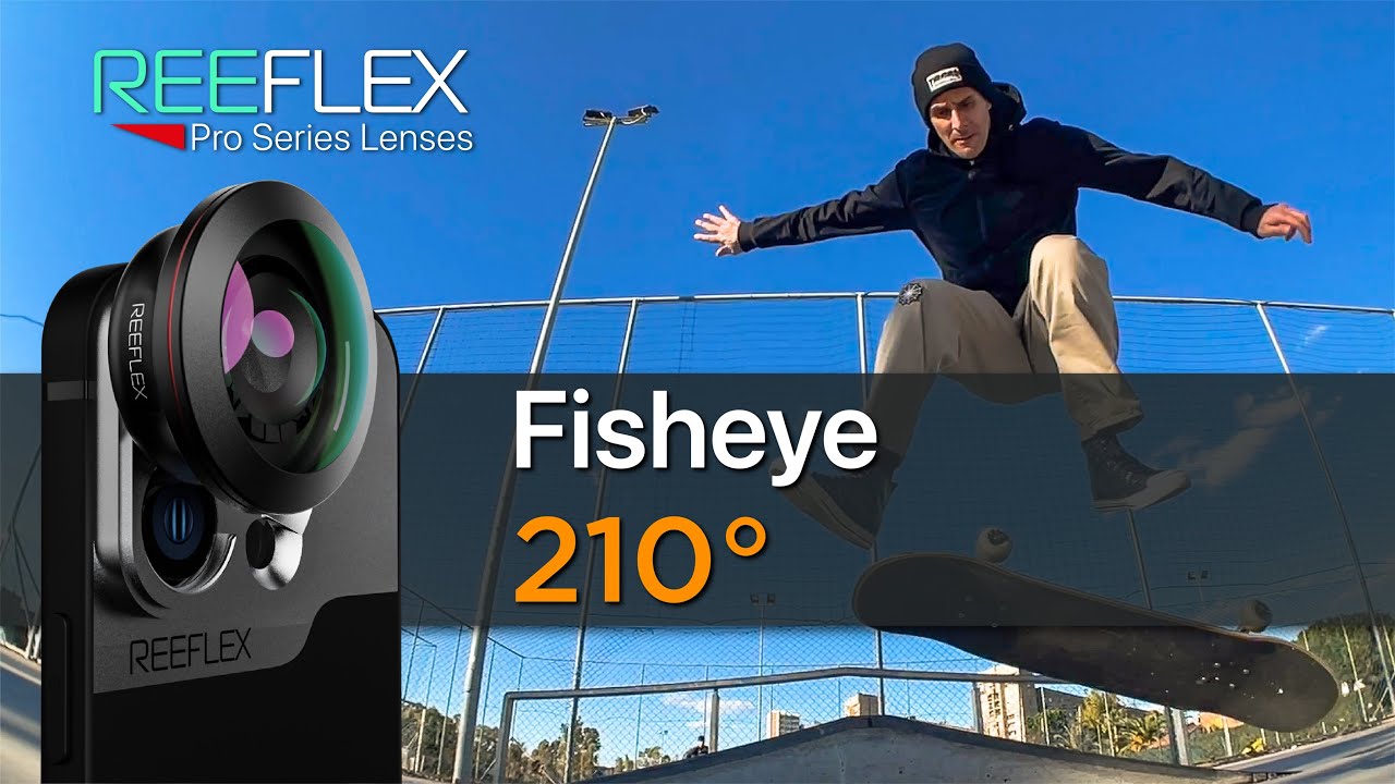 REEFLEX Fisheye 210° lens | Ultra-immersive action footage, on the go ...