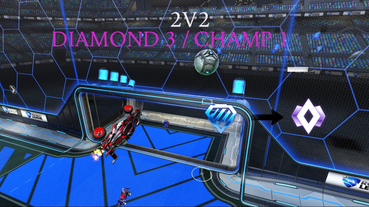 Rocket league Diamond 3/ Champ 1. With commentary and tips - YouTube
