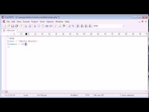 Beginner PHP Tutorial 16 Variables - YouTube