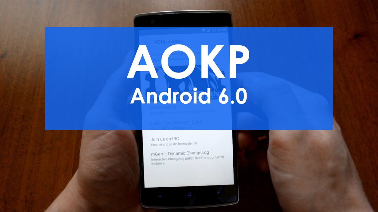 Тестирование прошивки AOKP (Android 6.0) | OnePlus One - YouTube