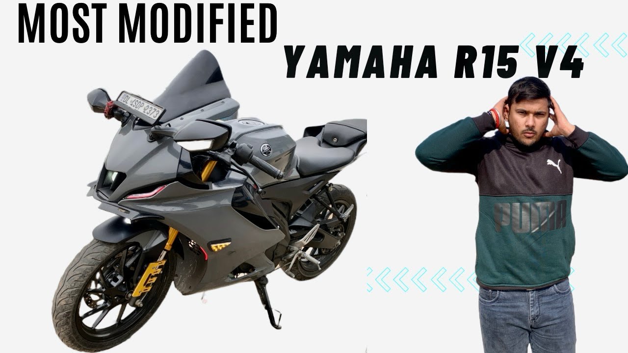 Most Loaded and Modified Yamaha R15 V4! - YouTube