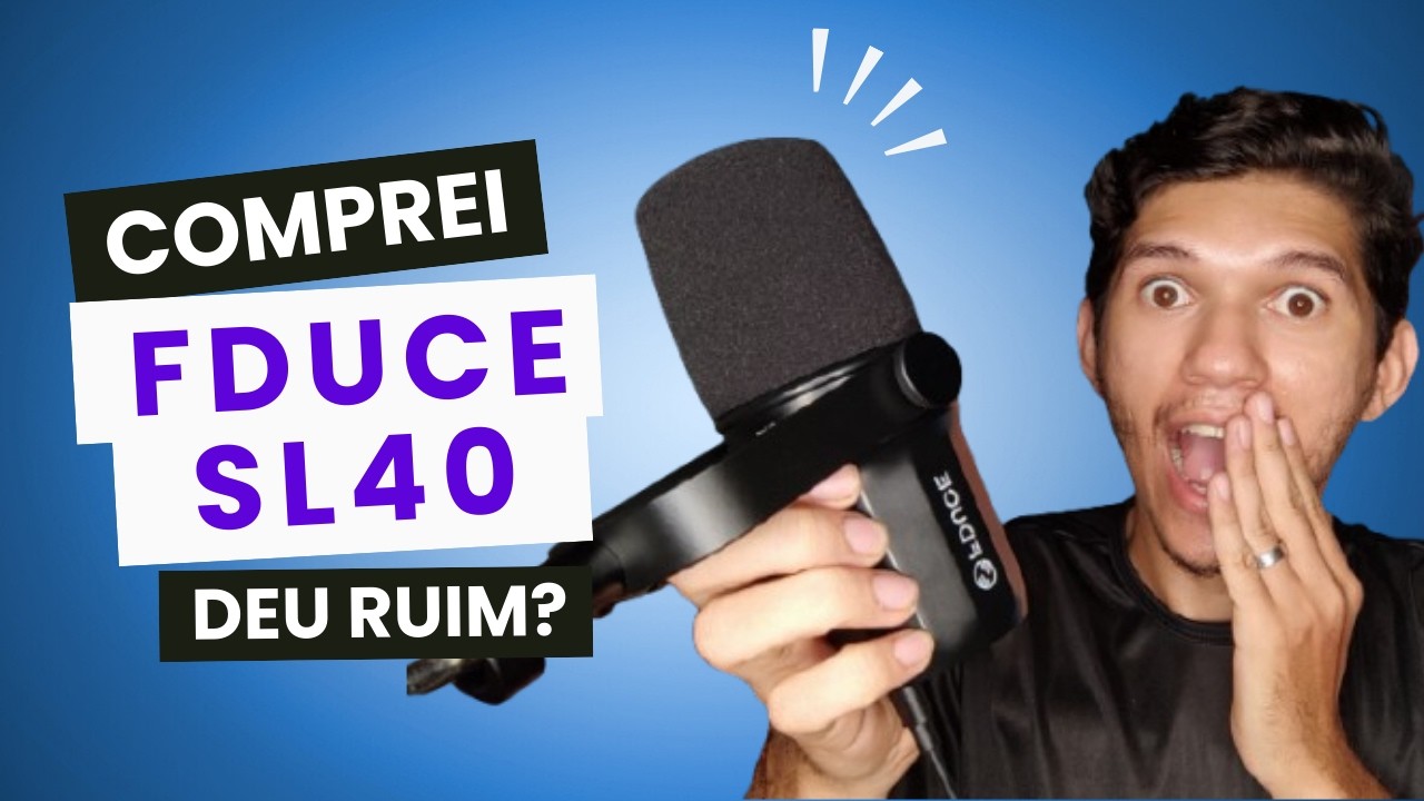 FDUCE SL40: Esse Microfone Me Impressionou? 😱🎙️ - YouTube