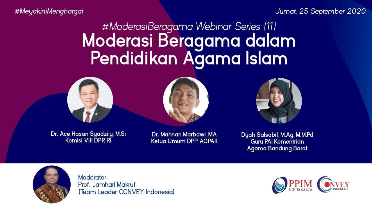 Moderasi Beragama dalam Pendidikan Agama Islam - YouTube