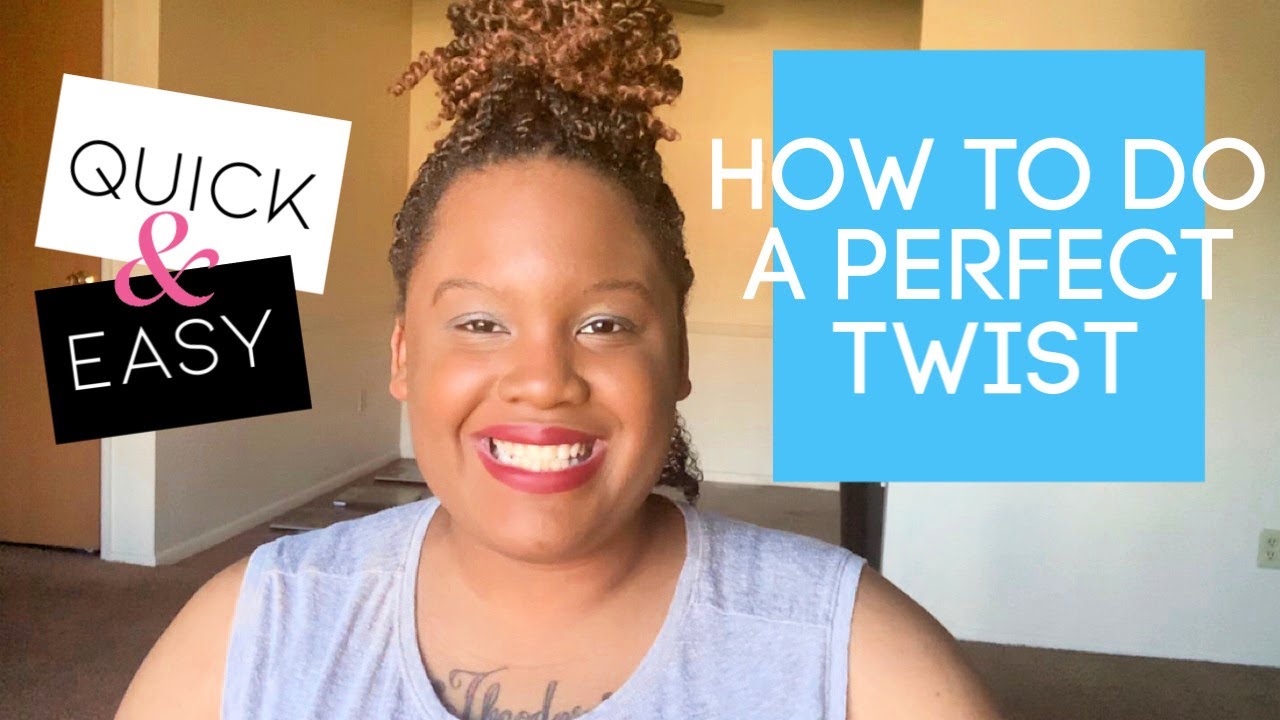 How To Two Strand Twist Your Hair! | Quick Hair Tutorial - YouTube
