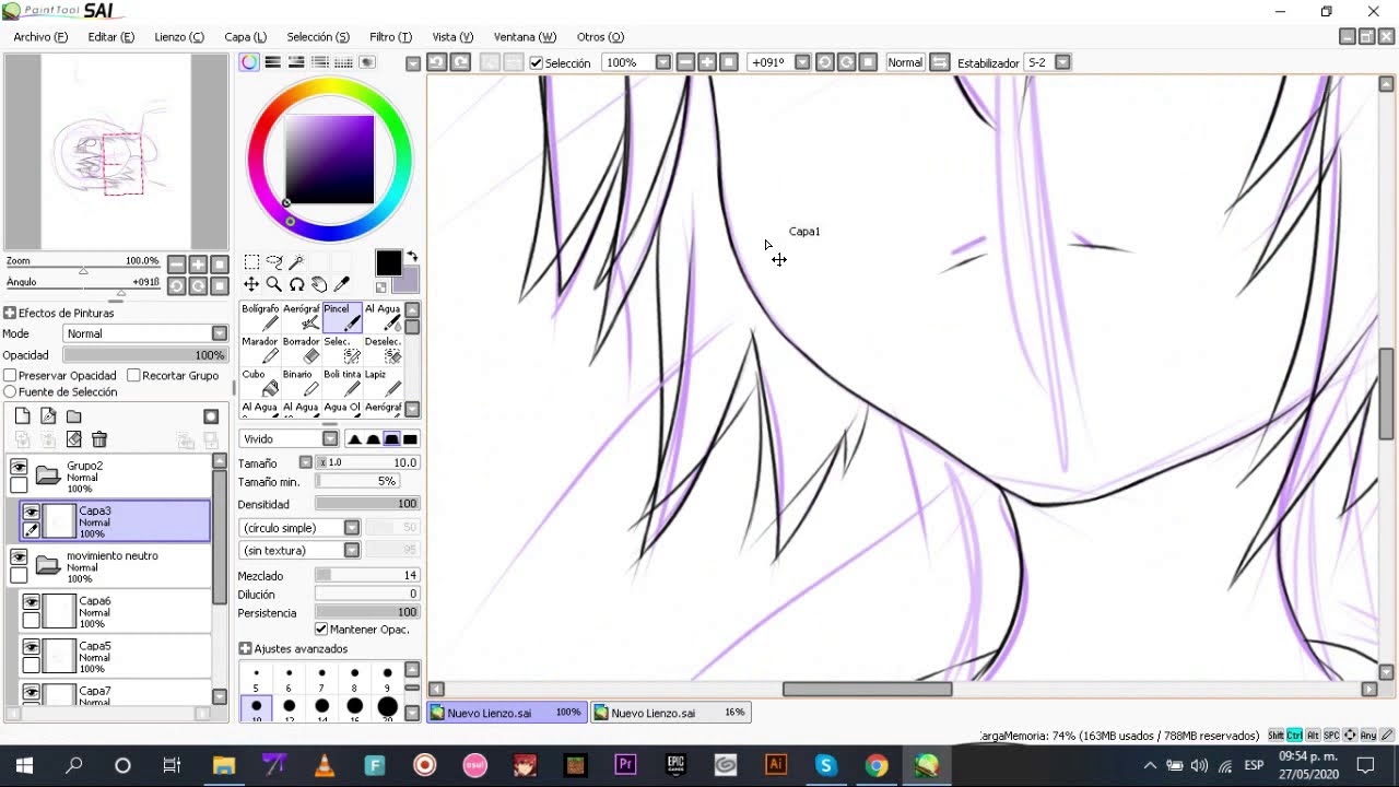 Proceso de animación (prueba) - YouTube