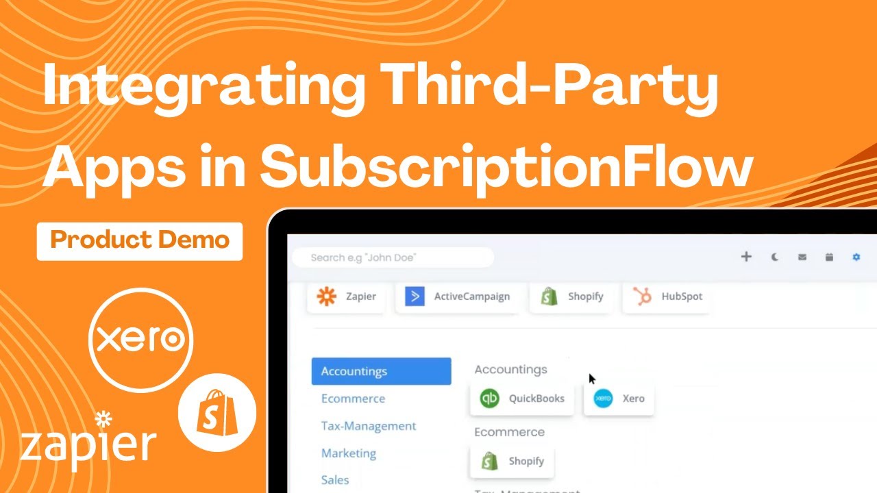 Integrating Apps in SubscriptionFlow (Xero) - YouTube