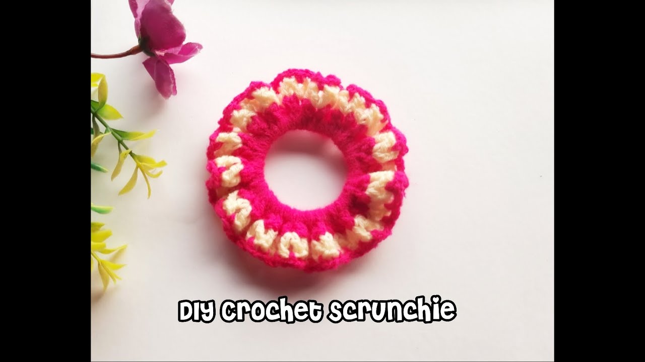 Very easy crochet Scrunchie tutorial | How to crochet a Scrunchie | # ...
