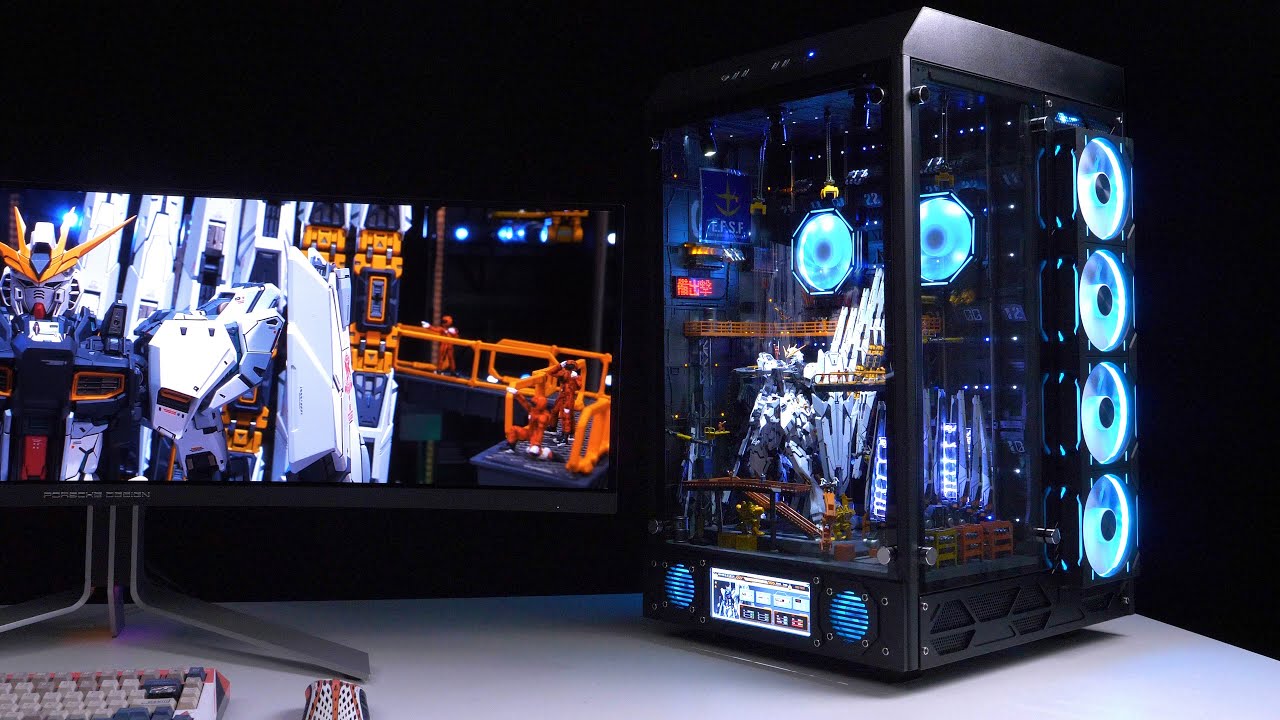 「BRO」4K Water Cooled PC Build Thermaltake Tower 900 Gundam Garage.The 🌏 ...
