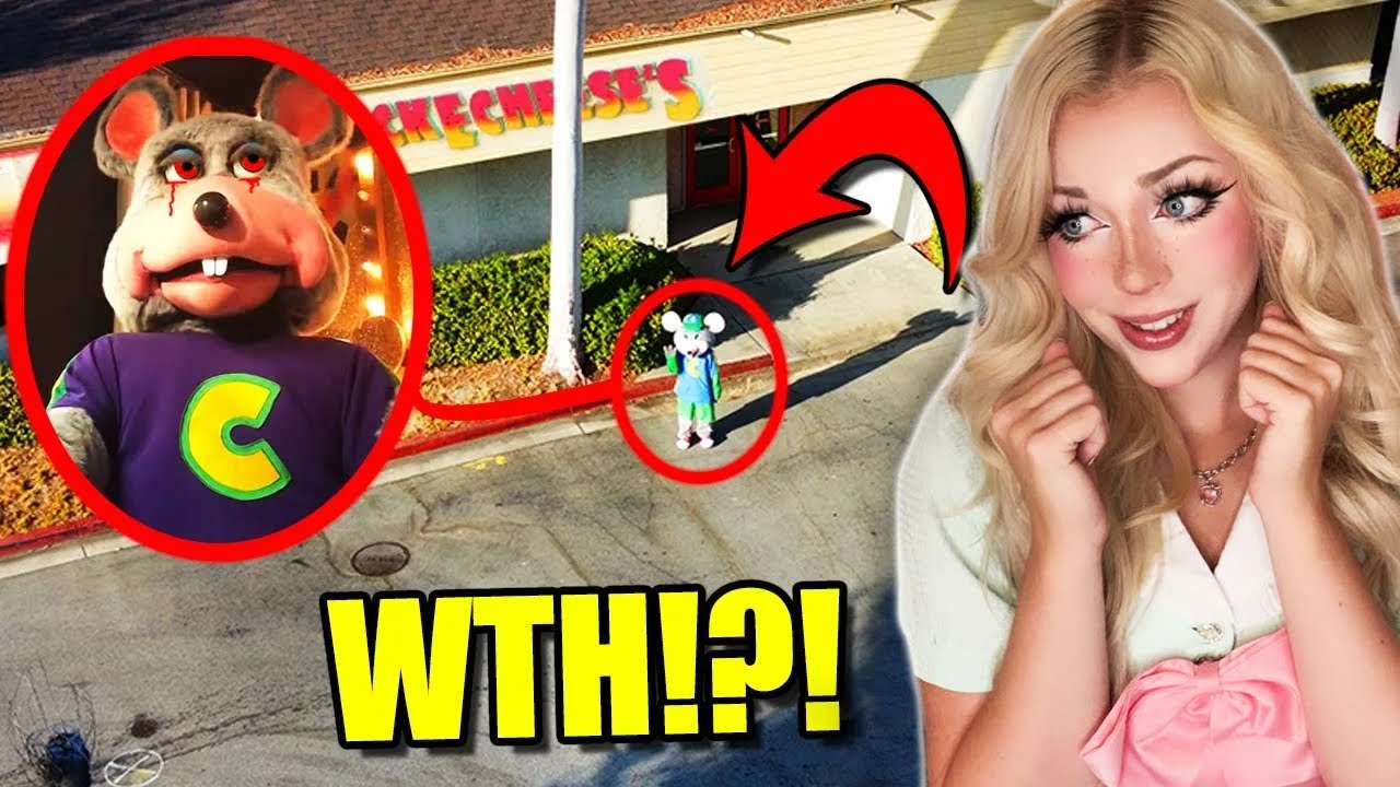 DRONE CATCHES CHUCK E CHEESE ANIMATRONICS ALIVE!! (*SCARY*) - YouTube