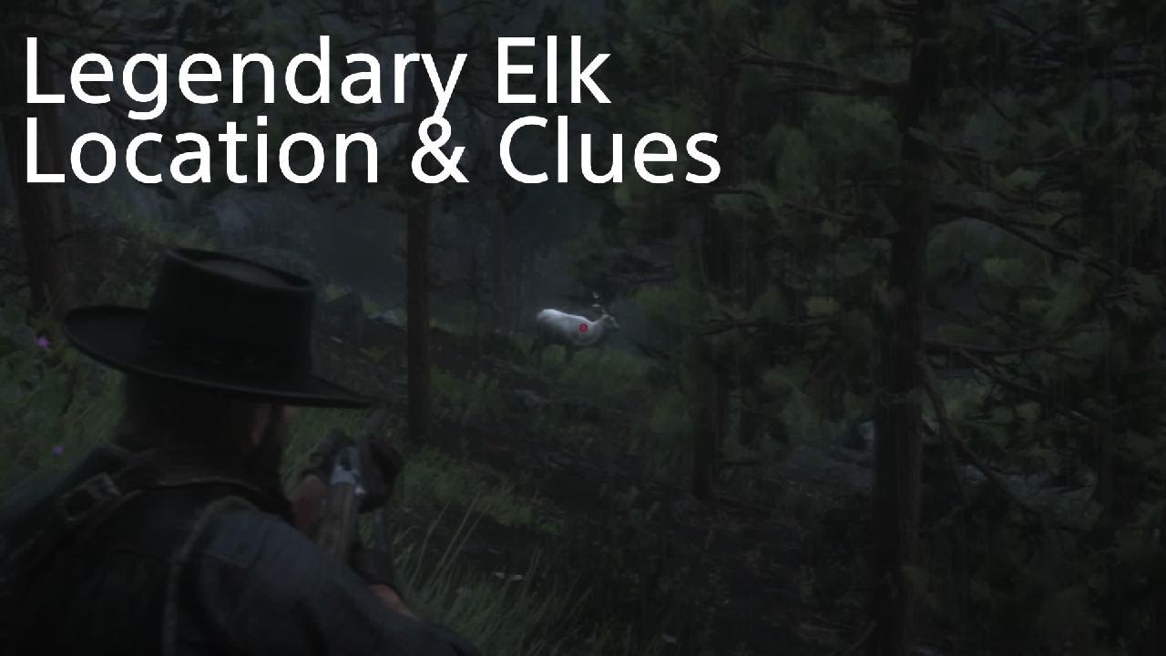 Legendary Elk Location Red Dead Redemption 2 - YouTube