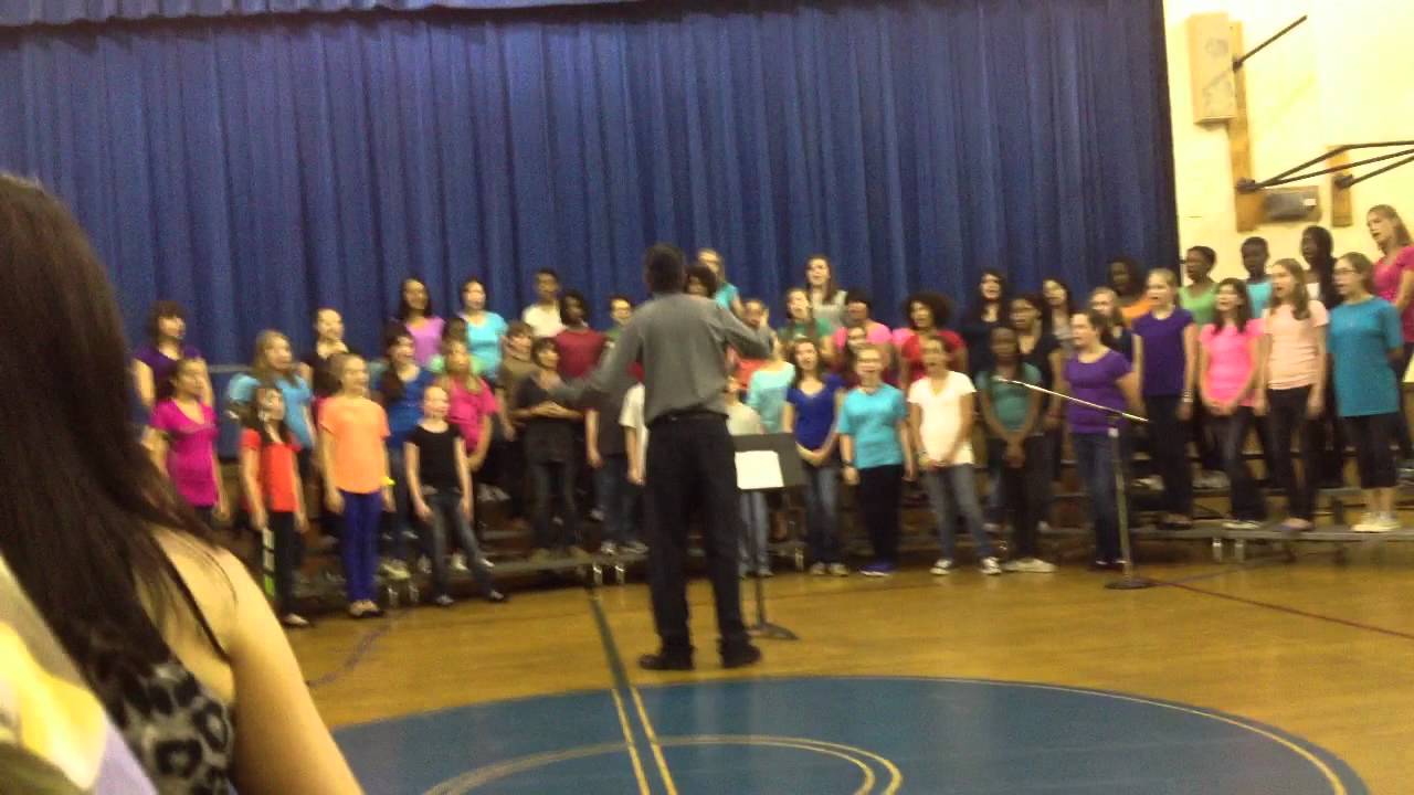 Oran's Chorus performance. Haynes Bridge Middle School. May 2012 (2 ...