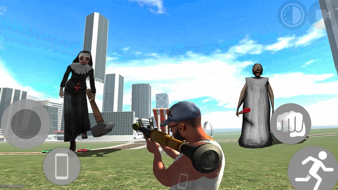 INDIAN BIKE DRIVING 3D GRANNY AND EVIL NUN ATTACK IN CITY !! - YouTube