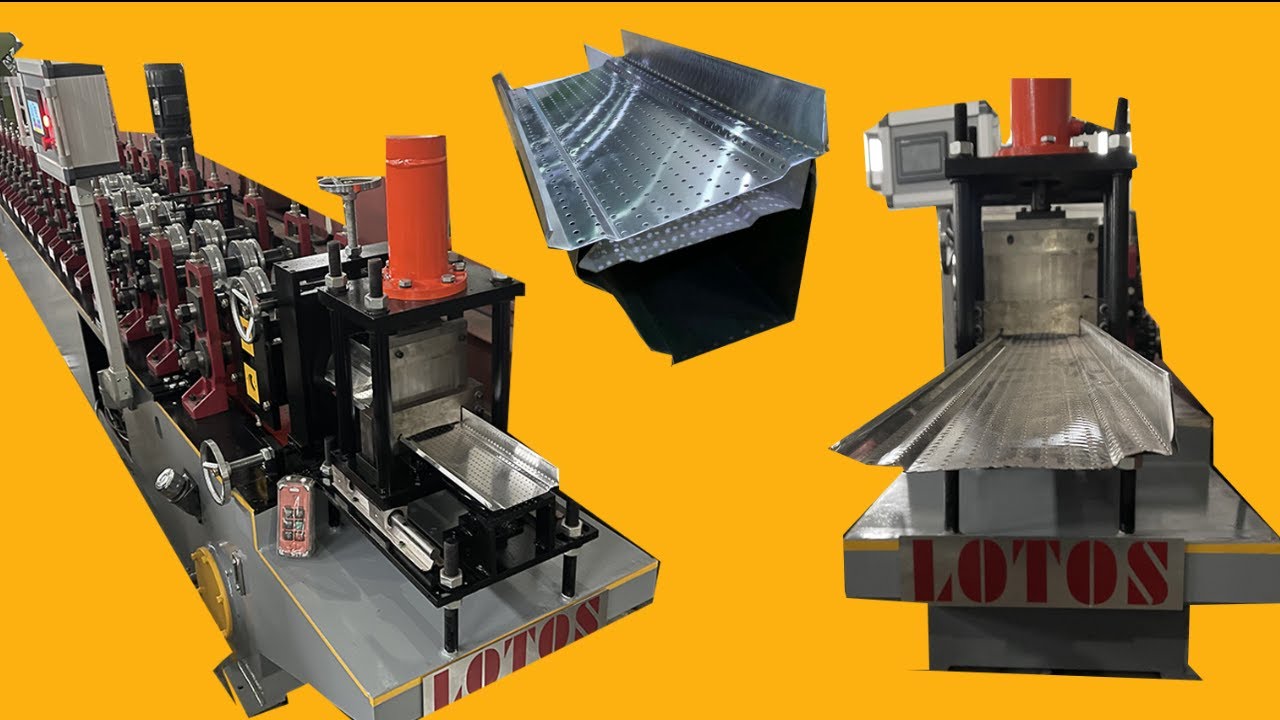 【Perforated gutter guard cover machine】: Cover gutter machine | Gutter ...