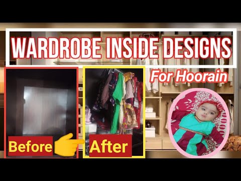 How to set inside Wardrobe in existing cupboard? Wardrobe design for ...
