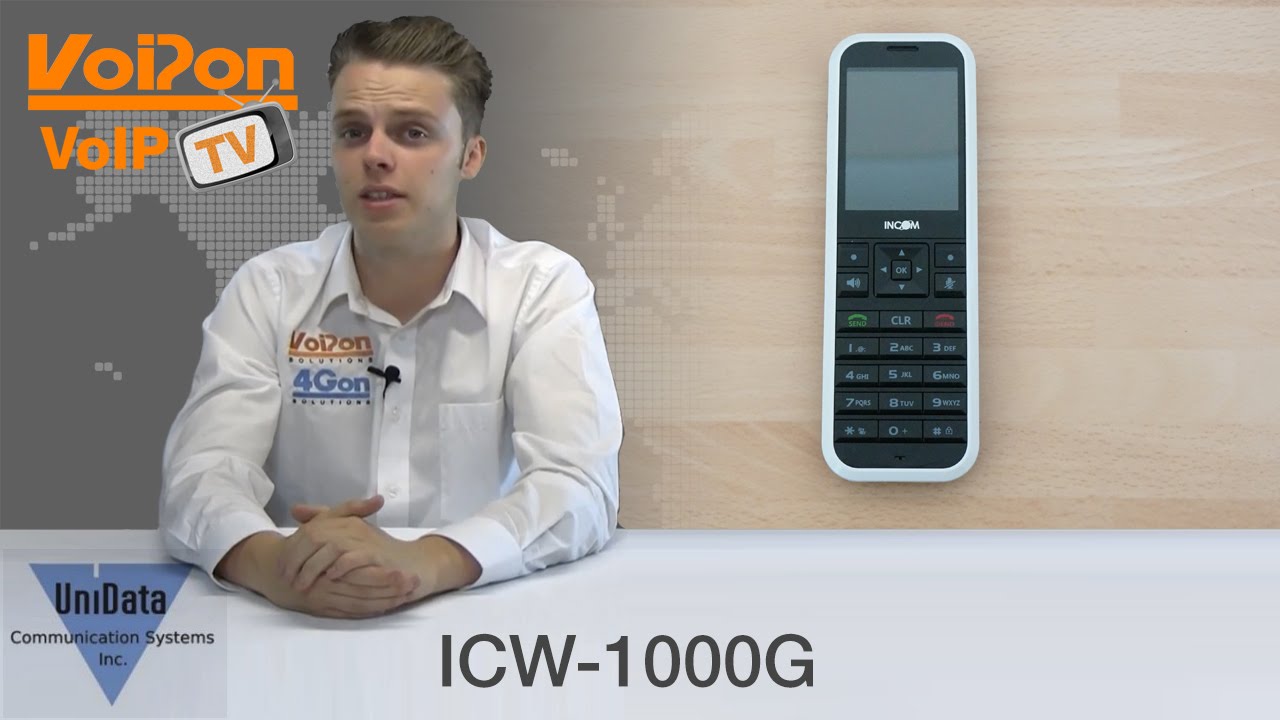 UniData INCOM ICW-1000G Wi-Fi Phone Review / Unboxing - YouTube
