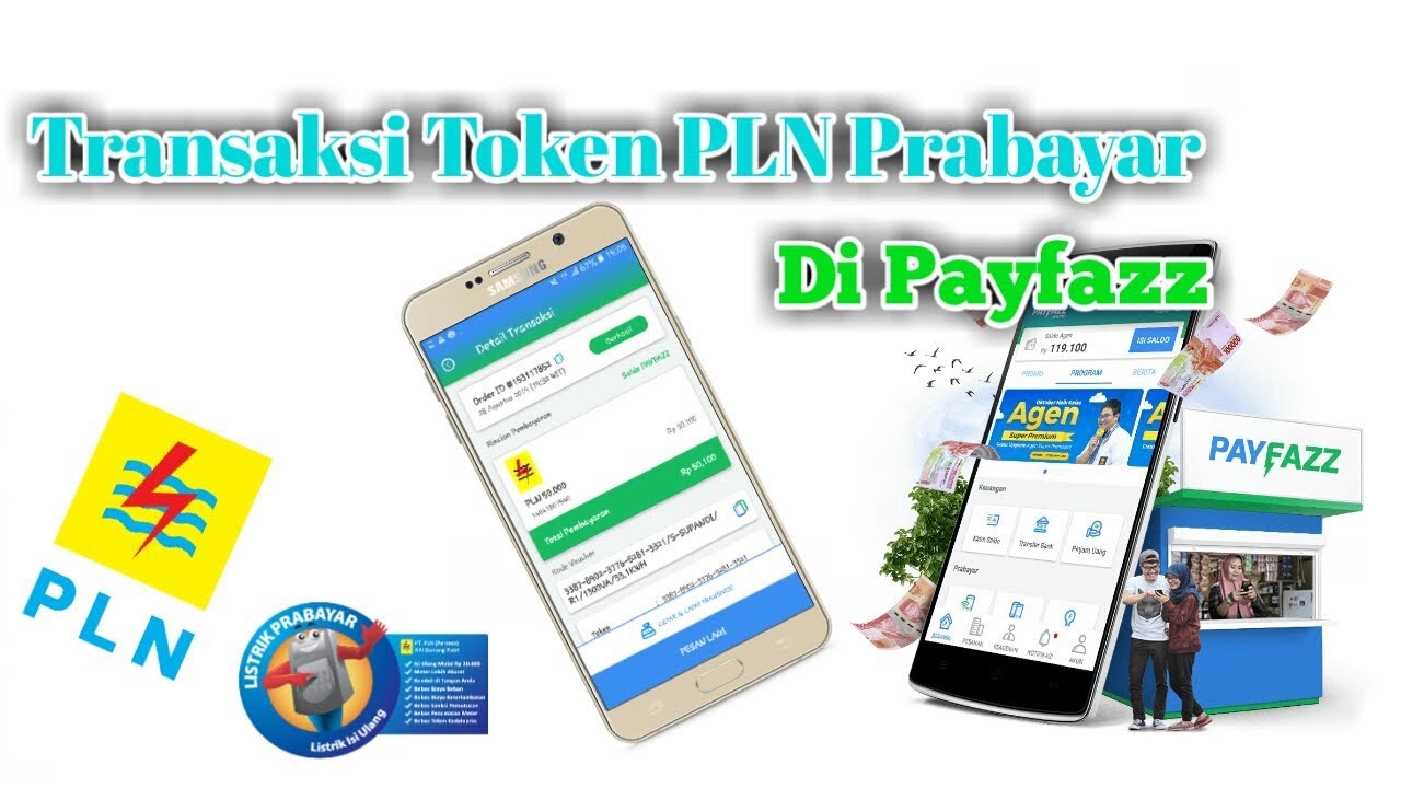 Cara Transaksi Token PLN Prabayar Di Payfazz - YouTube