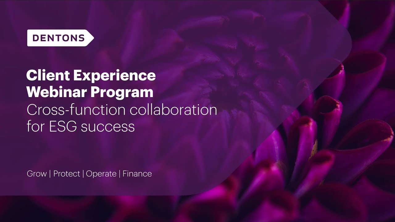 CX Webinar: Cross function collaboration for ESG success - YouTube