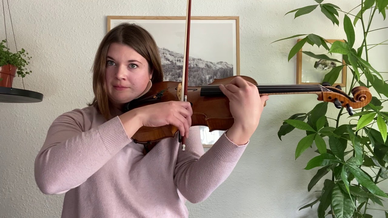 B flat Major 3 octave scale Viola - YouTube