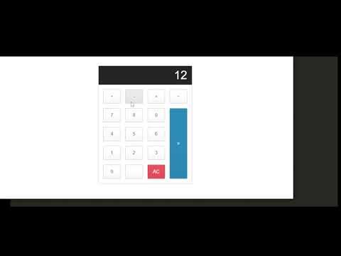 Calculator Using Javascript - YouTube