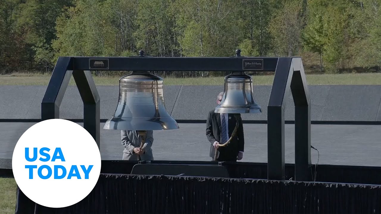 September 11th ceremony honors victims at Flight 93 memorial site - YouTube
