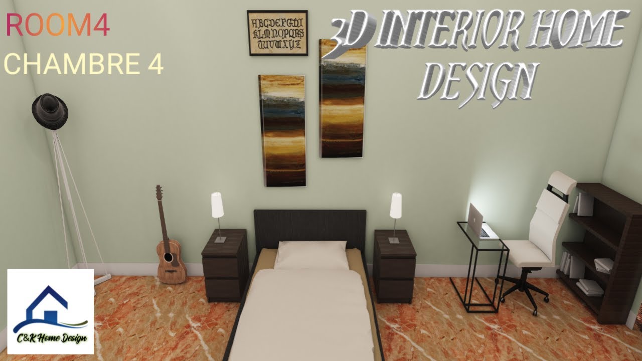 Home Design 3D / 4Bedroom House Part6 - YouTube