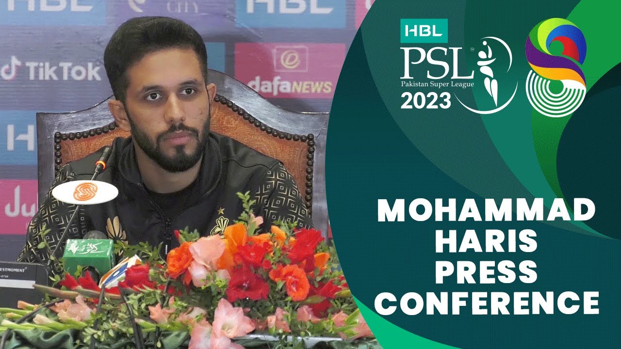 Mohammad Haris Press conference | HBL PSL 8 | MI2T - YouTube