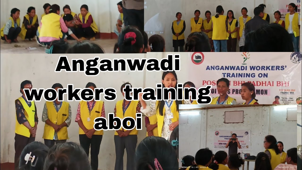 Training Day||With Anganwadi Workers||Aboi - YouTube