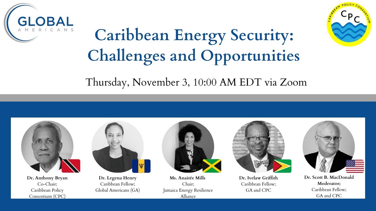Caribbean Energy Security: Challenges and Opportunities - YouTube