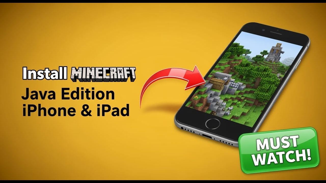 Install Minecraft Java Edition on iPhone & iPad (2025) - YouTube