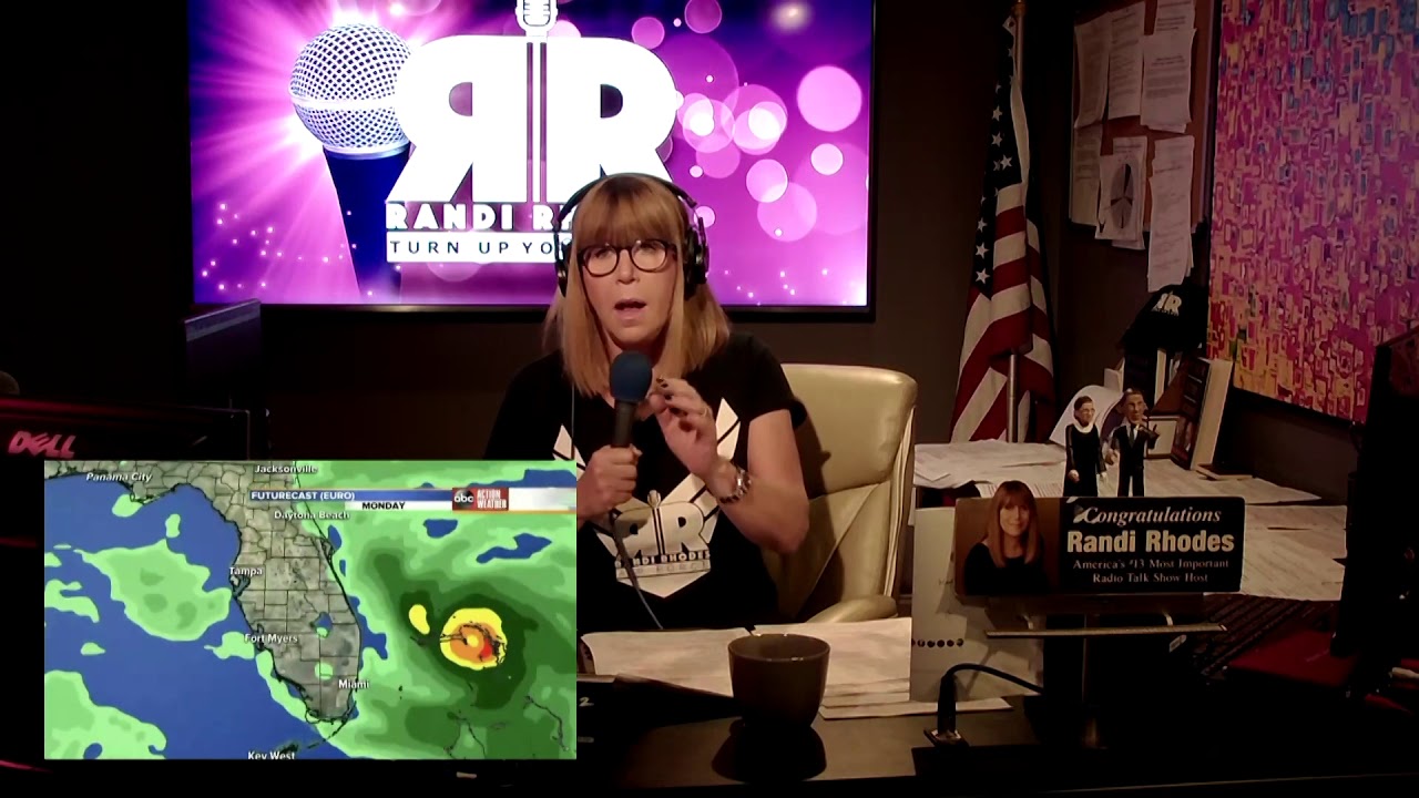 The Randi Rhodes Show is Official On Hurricane Watch - YouTube