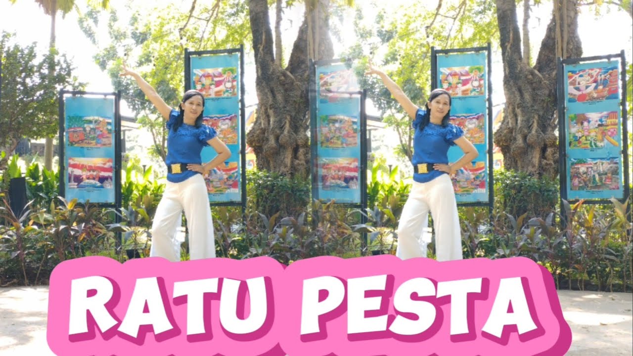 Ratu Pesta / Line Dance /Choreo Andrico Yusran / theresialineD - YouTube