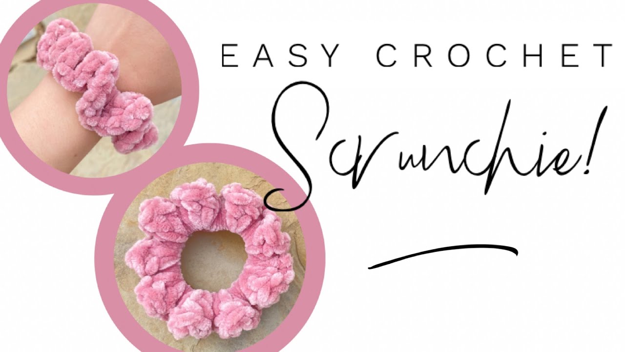 SUPER EASY 5 minute SOFT velvet scrunchies tutorial | Craft Fair ...