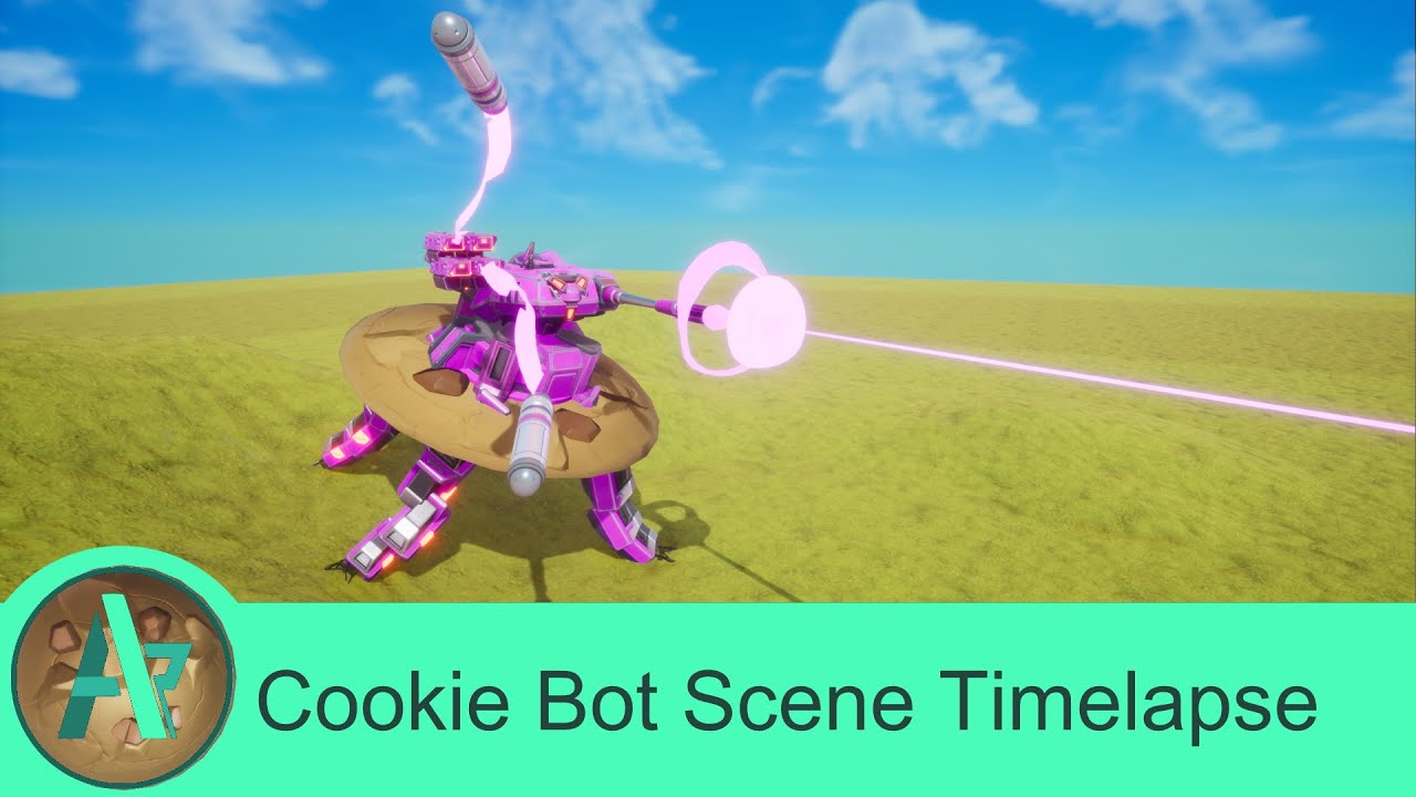 Core Games Art - Cookie Bot Timelapse - YouTube