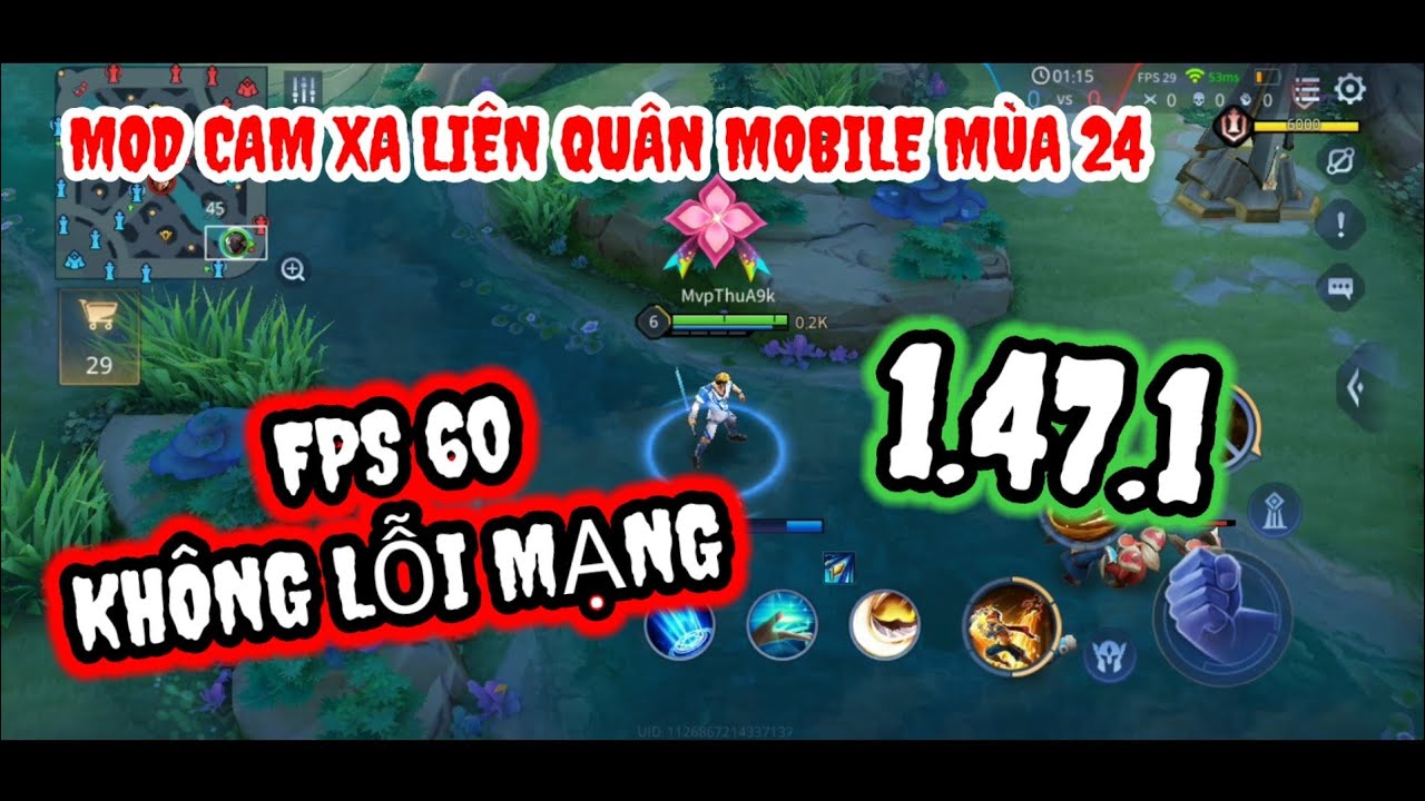 Cam Siêu Xa Liên Quân, Mod Cam Xa Mùa 24 1.47.1 Không Lỗi Mạng, Fix Lag ...