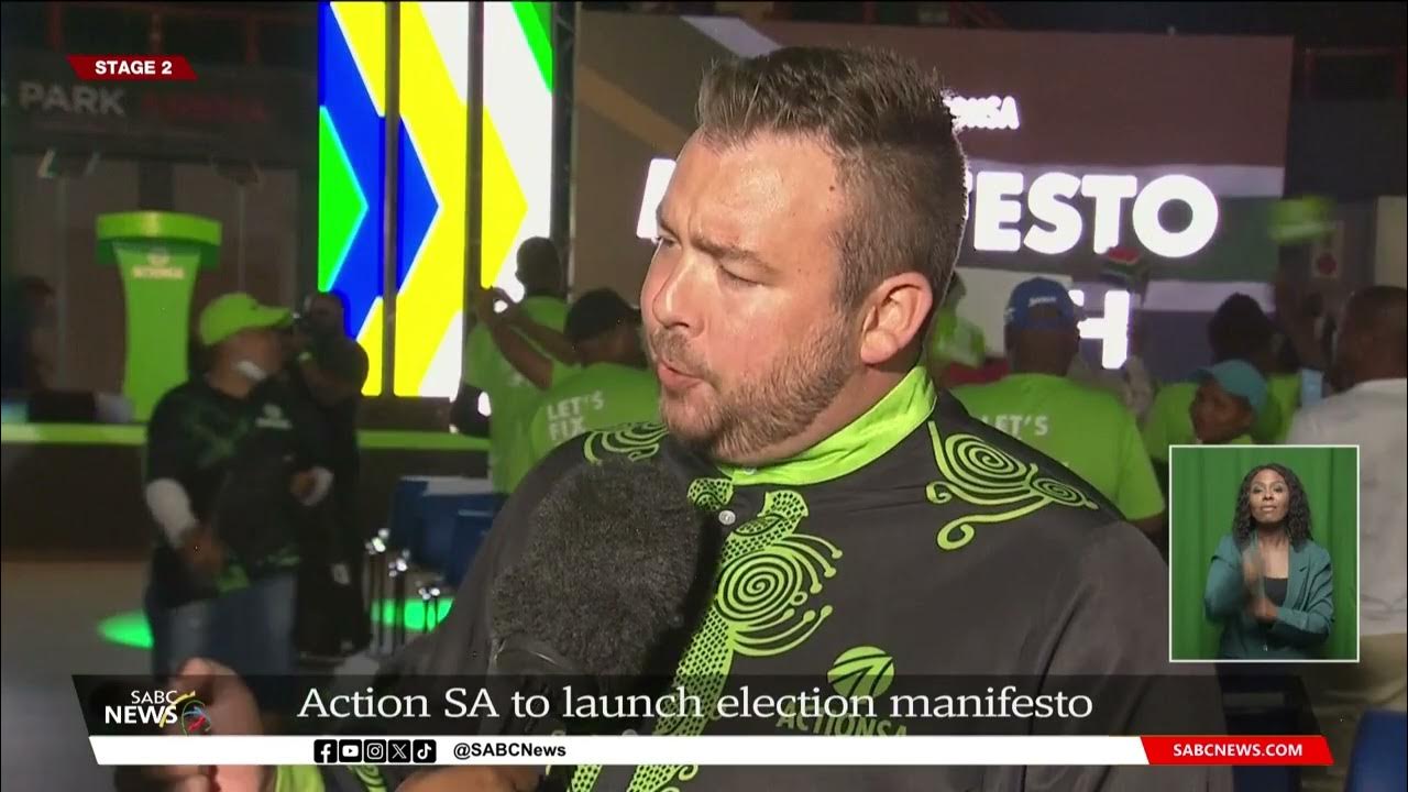 ActionSA Manifesto Launch | Supporters gather at Ellis Park - YouTube