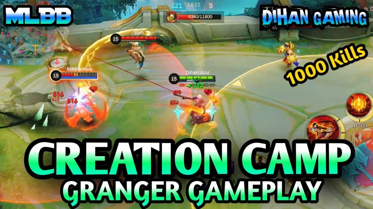Mobile Legends: Creation Camp Granger insane Gameplay LIVE - YouTube