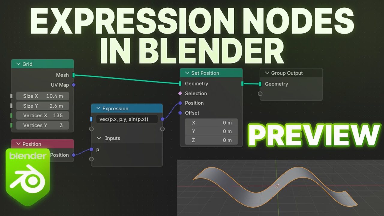 Blender Preview: Expression Node für alle Node Workspaces (Shader Nodes ...
