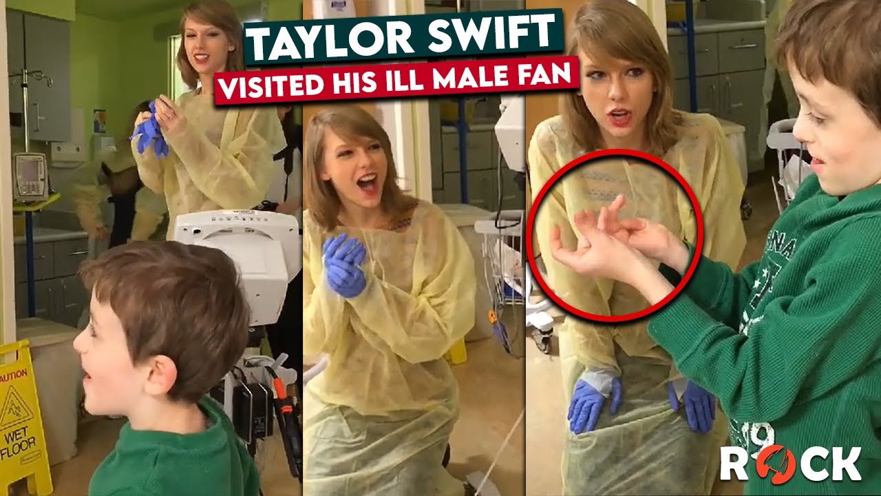 Taylor Swift visited his ILL male fan! - YouTube