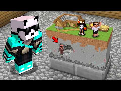 I Trapped My Friends in a TINY CHUNK in Minecraft!