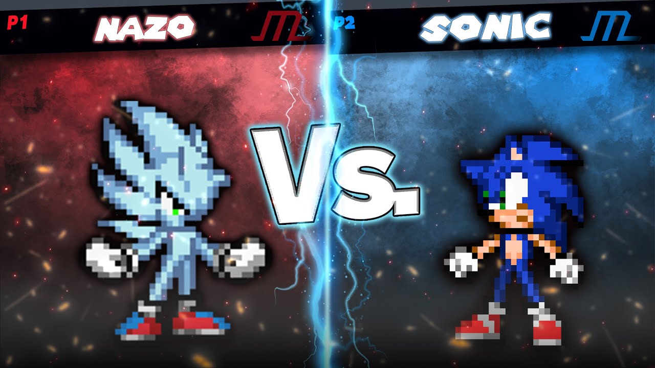 [MUGEN] AI BATTLE - Nazo vs Sonic NJPT - YouTube