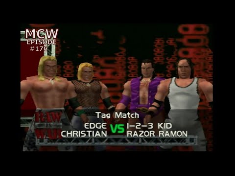 Edge & Christian vs. 1-2-3 Kid & Razor Ramon - MCW Monday Night Raw ...