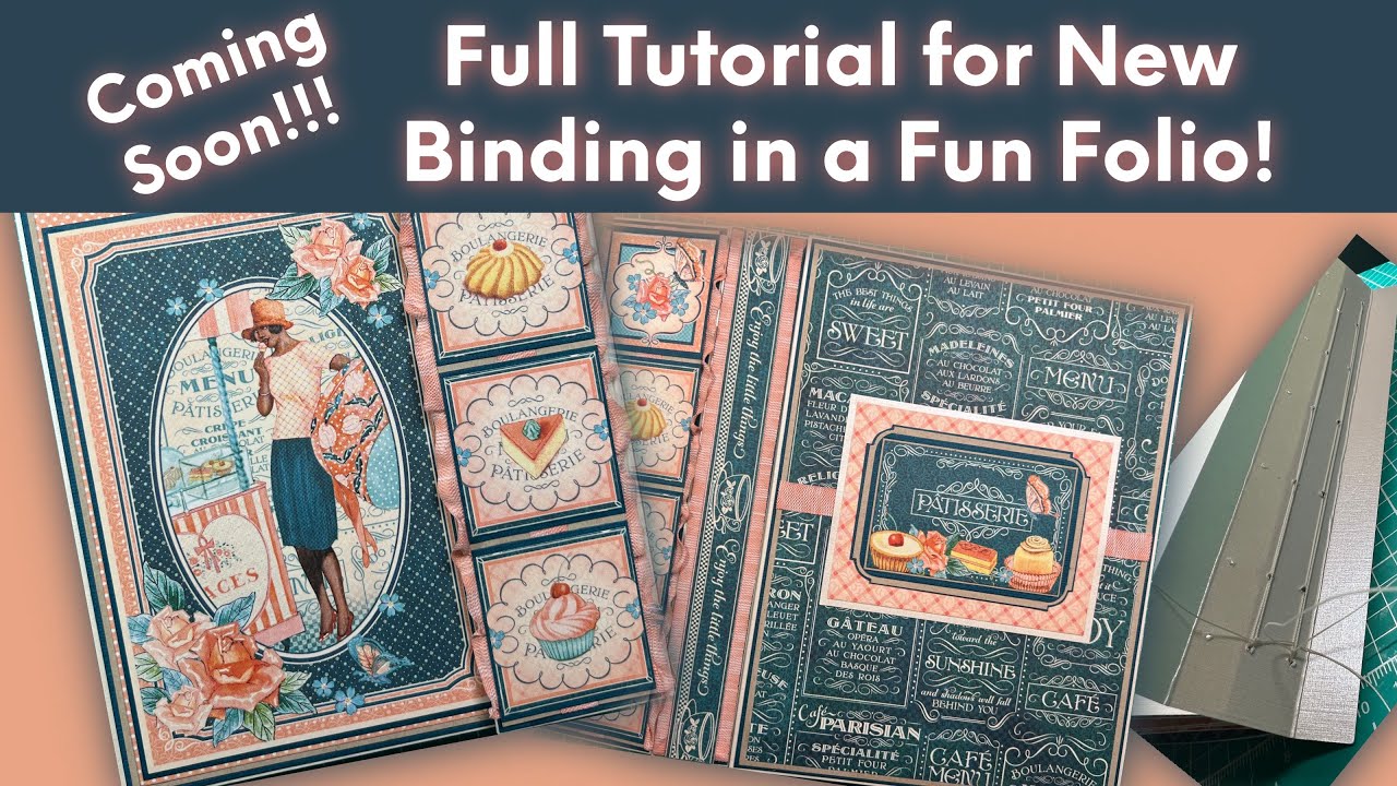 Sneak Peek! New Binding for a Fun Folio! - YouTube