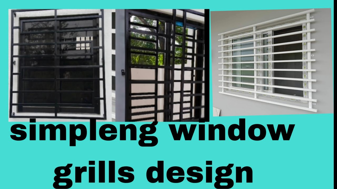 WINDOW GRILLS @ SLIDING STEEL DOOR #welding #tutorial #steel - YouTube